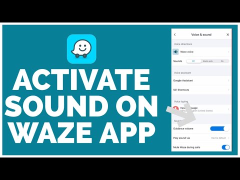 How to Activate Sound on Waze App | Waze Application Sound On/Off