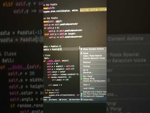 Playing ping pong game in using python code #shorts #pingpong #gaming #trend
