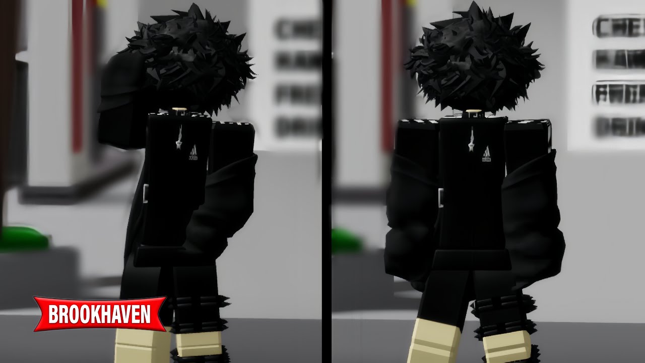 BROOKHAVEN🏡 Y2K BOY AVATAR BLACK SIMPLE OUTFIT | 3D Y2K AVATAR FOR BOY