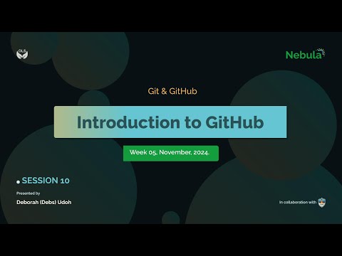 OLS Nebula-2, Session 10: Introduction to GitHub