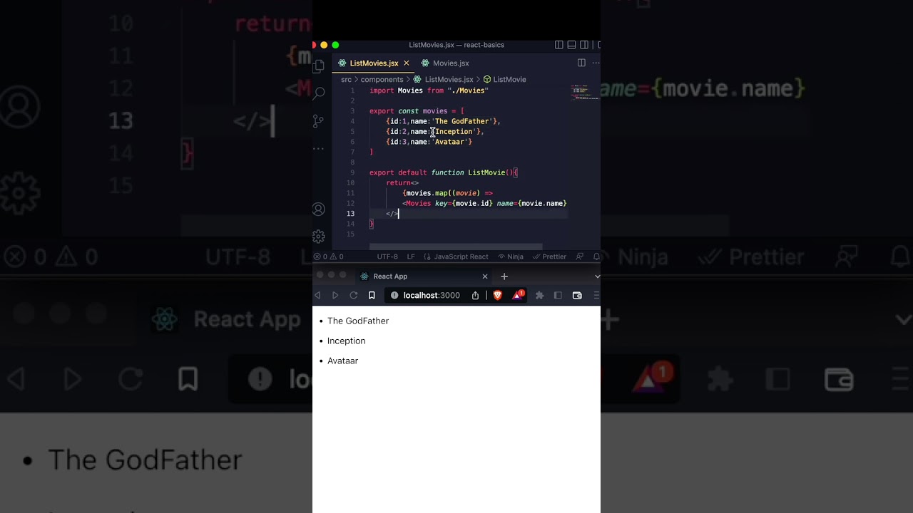 How to render list in React.