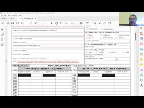 Listing Business Personal Property