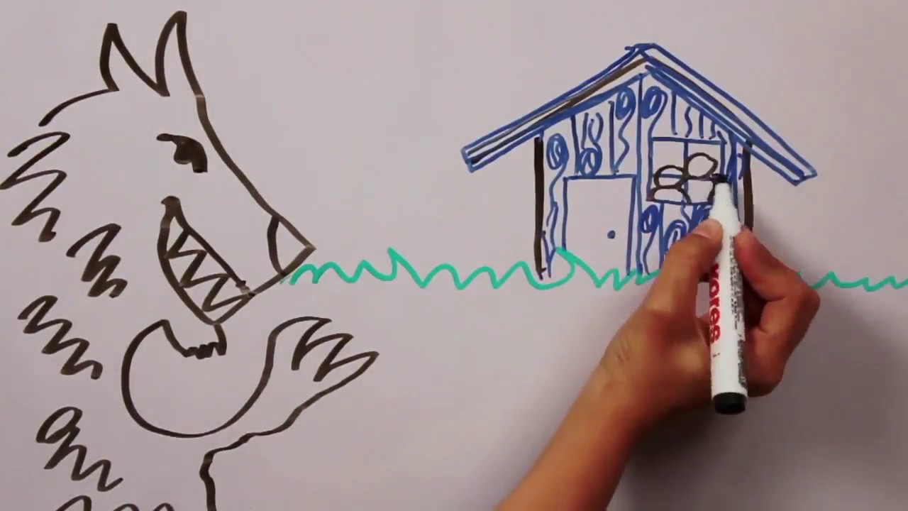 EL lobo y los tres cerditos - historias español - Cuentos infantiles