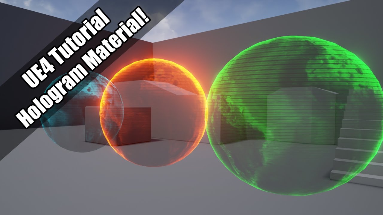 Hologram Shader in Amplify Shader Editor. Need help/advice - Real Time VFX