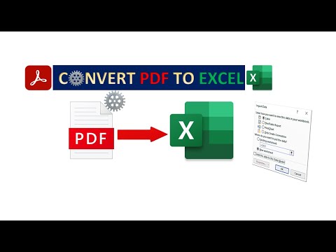 How to Convert PDF to Excel| Super Easy Method