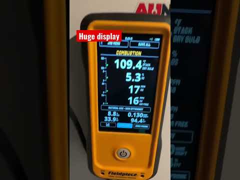 Fieldpiece CAT85 combustion analyzer #hvac #tools #plumbing