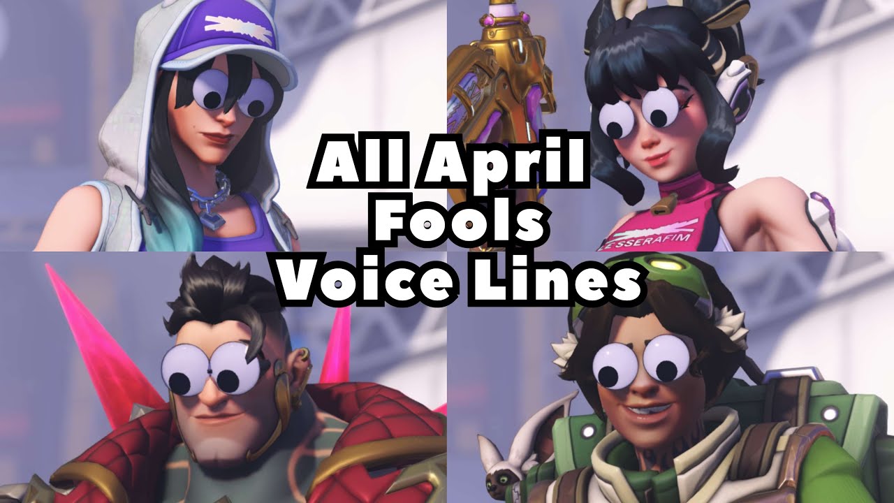 All April Fools Ultimate Voice Lines 2025 (Self, Ally & Enemy Lines) | Overwatch 2