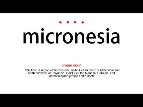 How to pronounce micronesia - Vocab Today