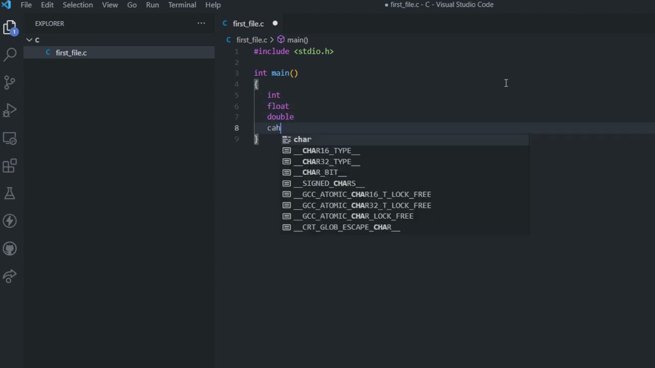 Byte Sized Tutorials | Basic Data Types in C | C Programming Tutorial