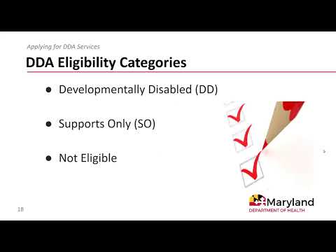 Developmental Disabilities Administration (DDA) Overview