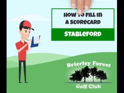 How to Fill in a Scorecard - Stableford