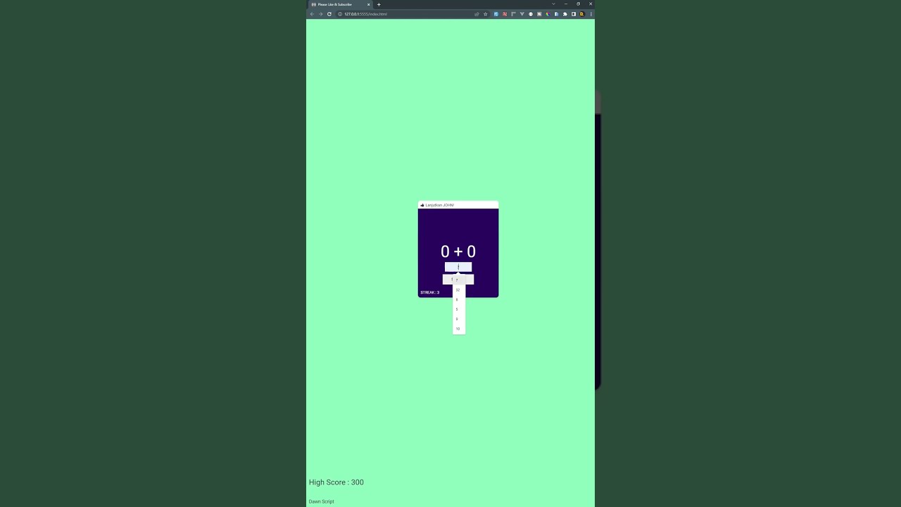 How to Create Fun Math Games with HTML, CSS, and JavaScript #css #html5 #javascript
