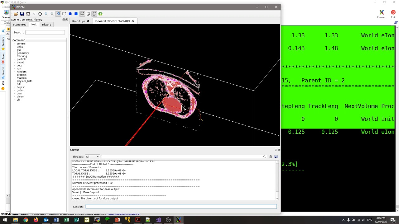 Running Geant4 Examples