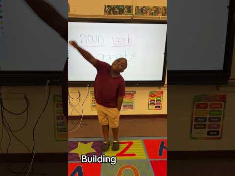 Warm-up Activity (Nouns, Verbs, Adjectives)!! #explore #kids #kindergarten #learning #shorts
