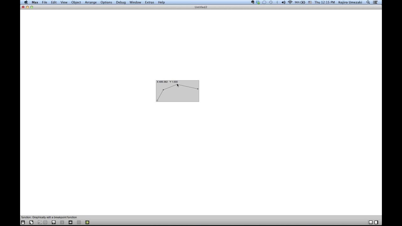 Max Tutorial: function Object