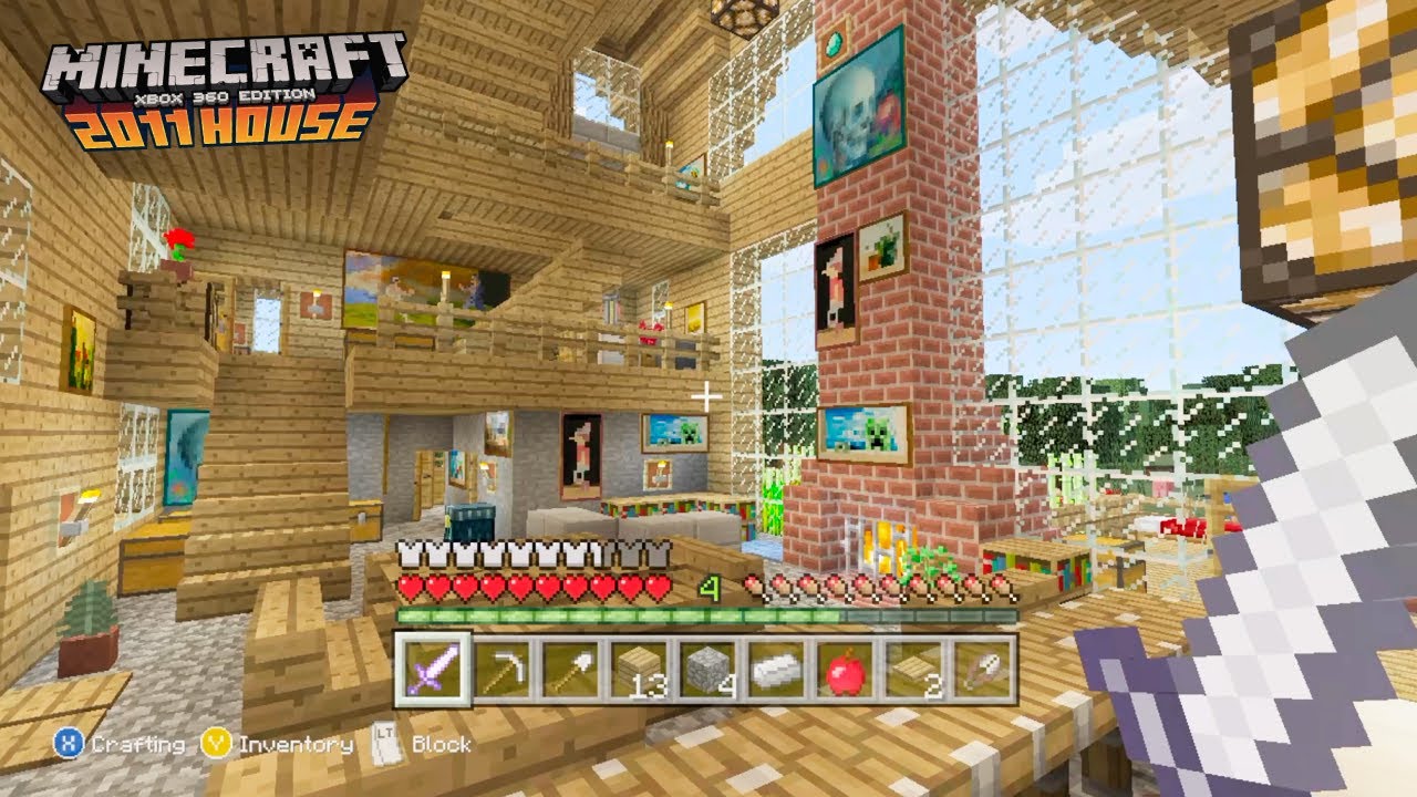 Build a 2011 Style House with me in Minecraft - No Commentary