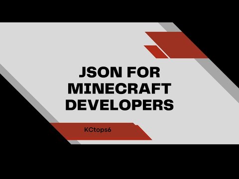 JSON Explained: An Introductory Guide for Minecraft Data Pack & Mod Developers