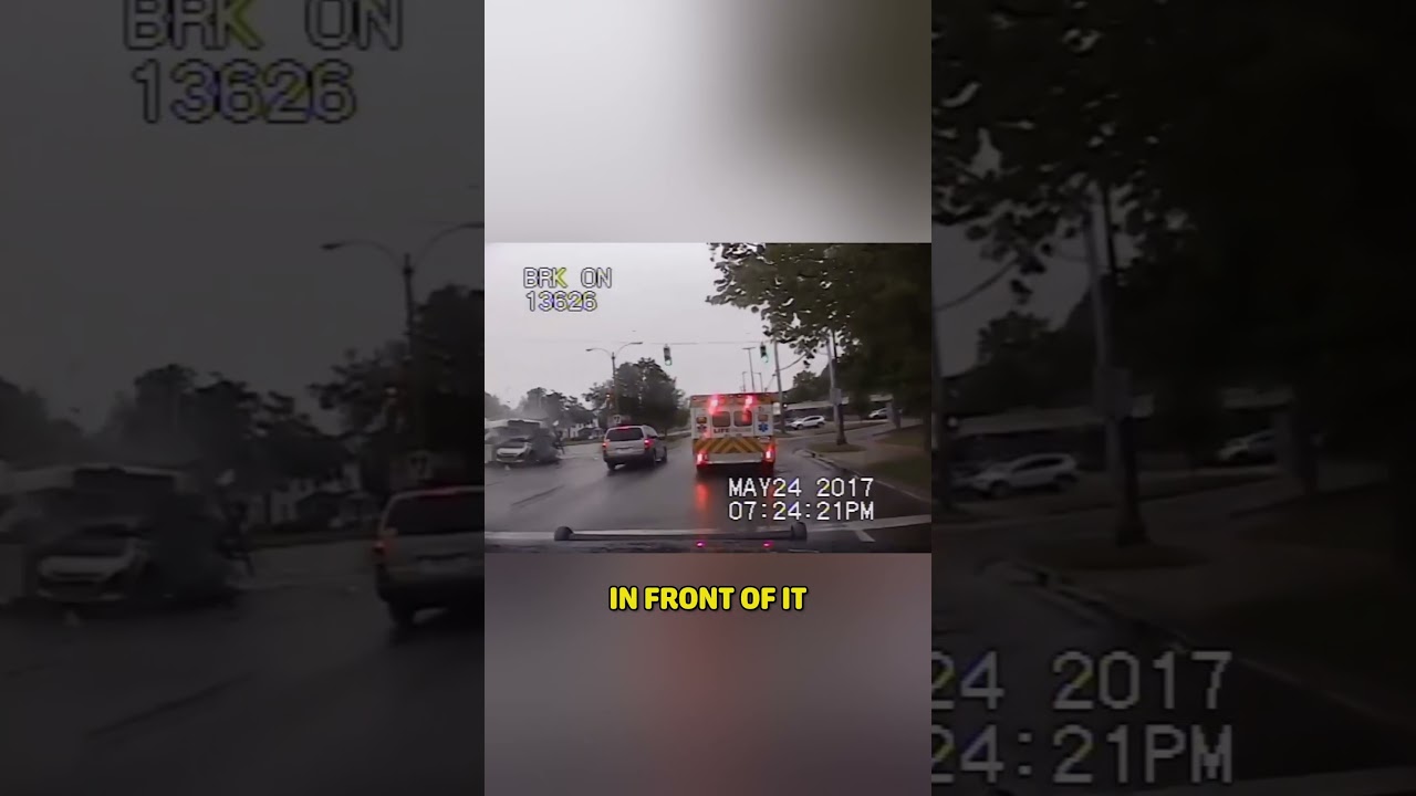 Ambulance Spawned on the Scene #Ambulance #Driver #CarCrash