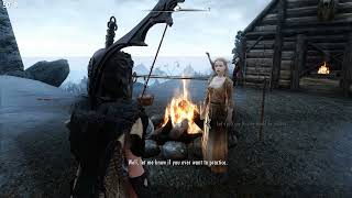 4K Meeting Agni and getting her secret Archery Level Buff Skyrim ...