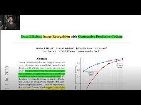 #5 CPC: Data-Efficient Image Recognition with Contrastive Predictive Coding