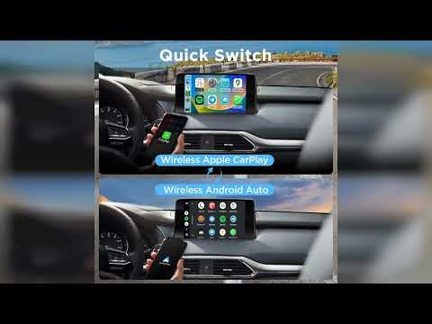 Review: 2in1 CarPlay Android Auto Wireless Adapter, Mini Car Play Cars Stick, Fast Auto Connec...