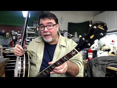 TB 1 Gibson Pre War Conversion Banjo with Honduran mahogany, Brazilian rosewood fingerboard.
