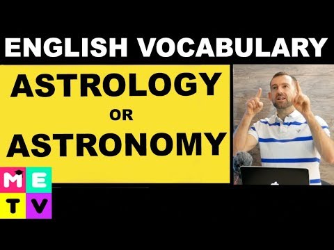 English Vocabulary | Astrology or Astronomy?