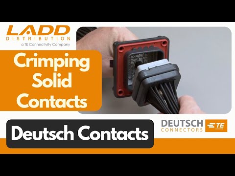 Deutsch Contacts β Crimping Solid Contacts