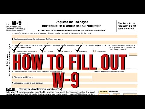 How to complete IRS W9 Form | W 9 Form with examples
