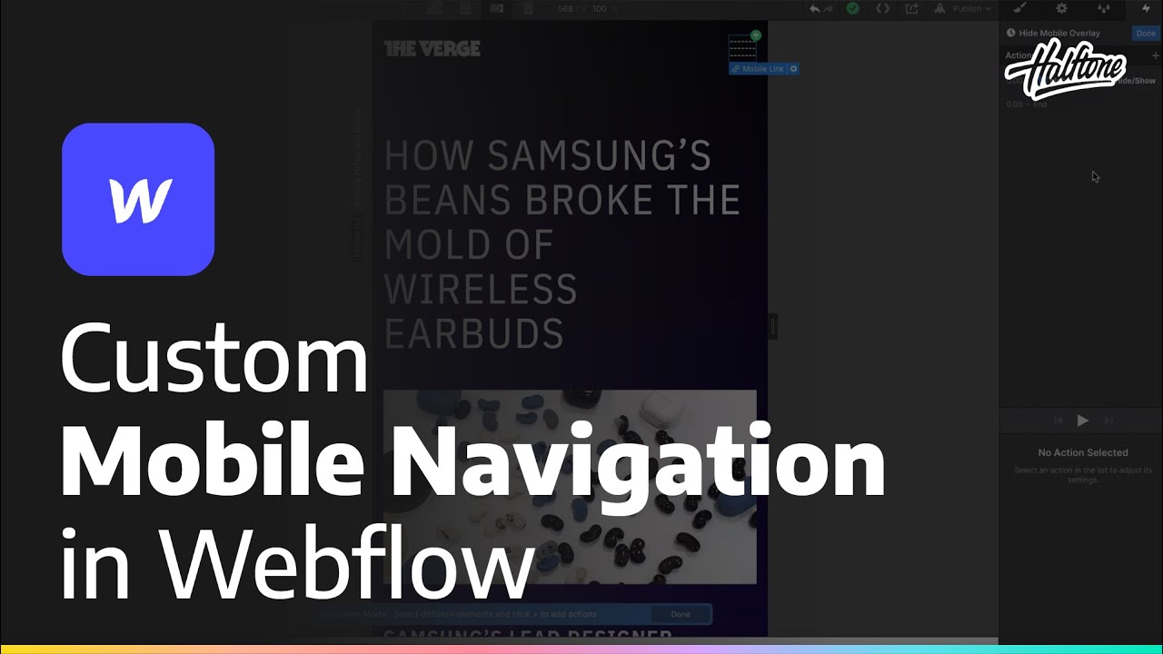 Creating Custom Mobile Nav in Webflow