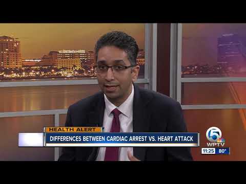 What are the differences between cardiac arrest and a heart attack?