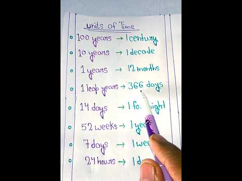 1 leap year - 366 days / 1 year - 52 weeks #knowledge #quiz #education #english #study #viralshort