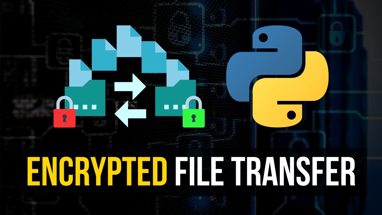 Encrypted File Transfer via Sockets in Python