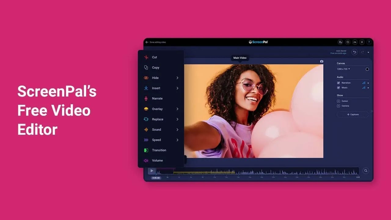 ScreenPal's Free Video Editor