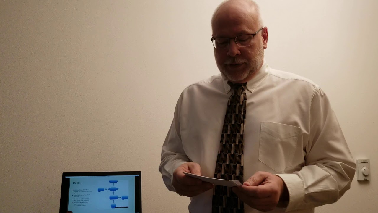 QA Manager PowerPoint presentation