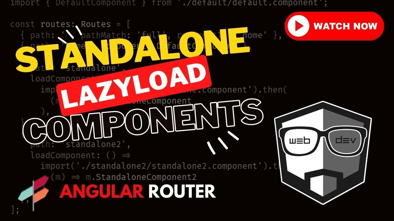 Lazyload Standalone Components in Angular