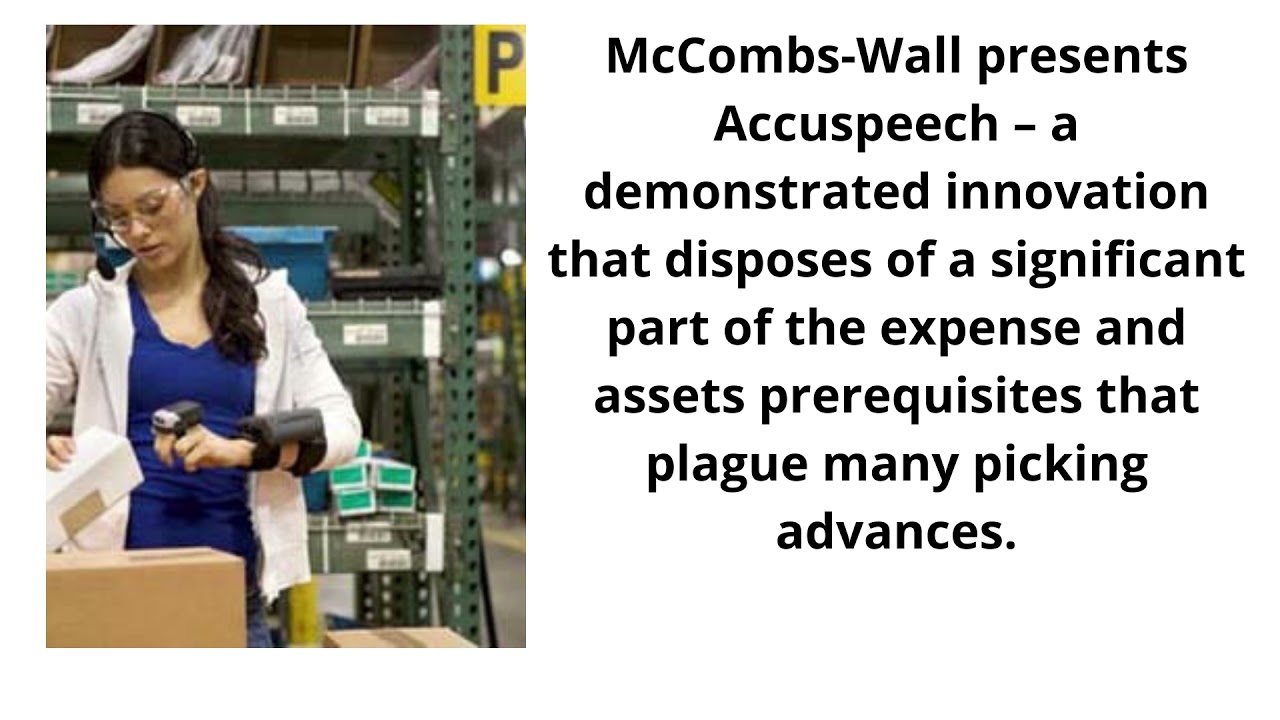 Pick to Voice Warehouse System | MWI Solutions