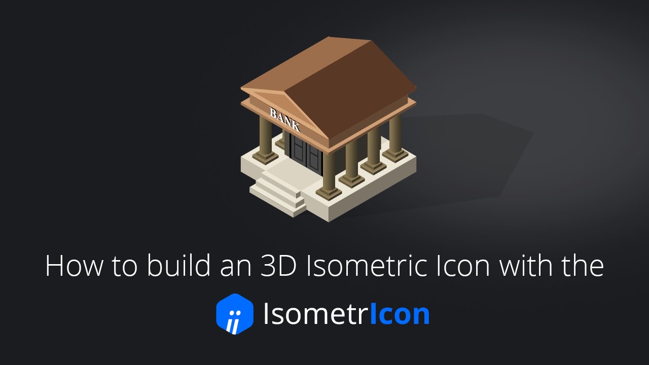 How to build an 3D isometric icon with IsometrIcon