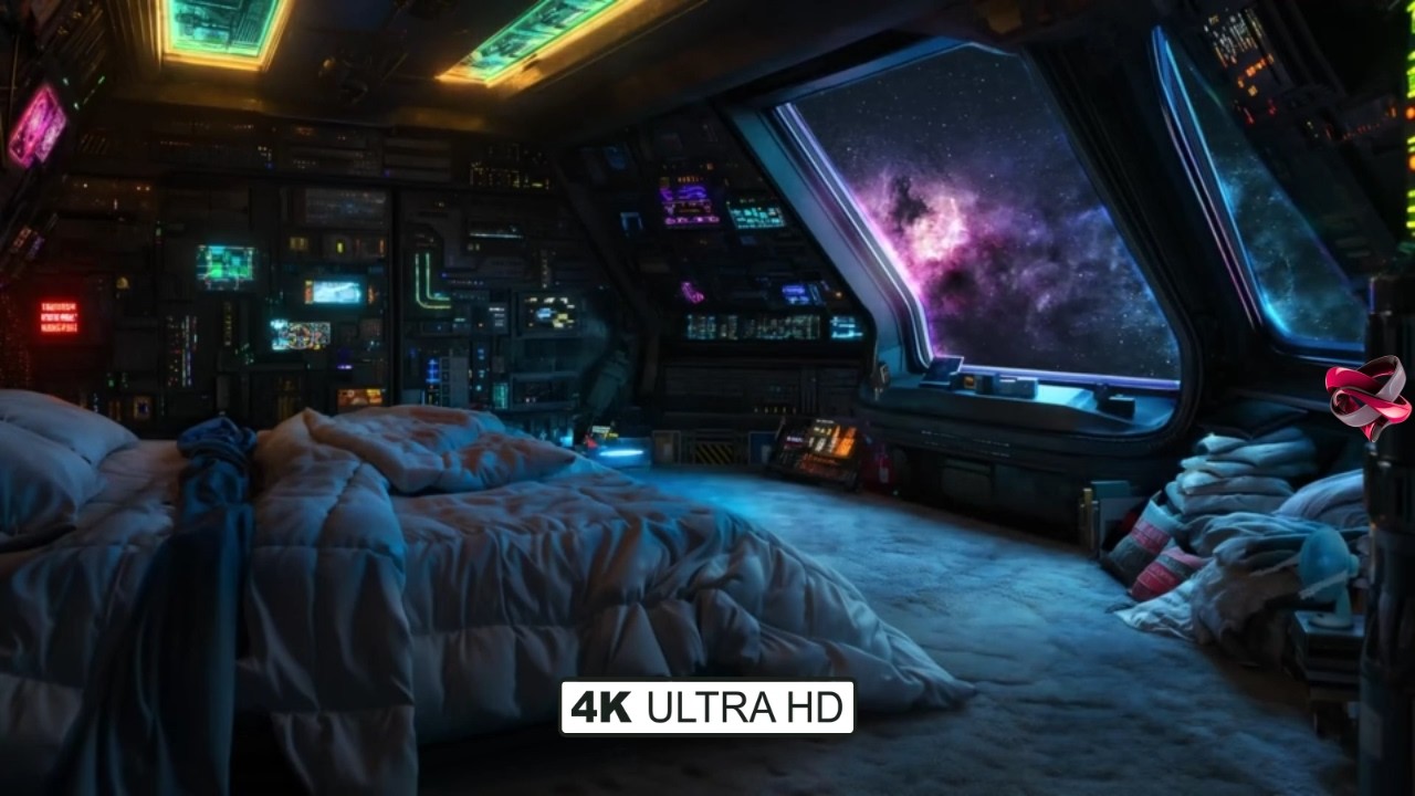 Galaxy Room Live Wallpaper 4K for PC & Mobile – Free Animated Space Aesthetic Background