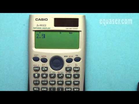 Casio fx991es convert mile to km