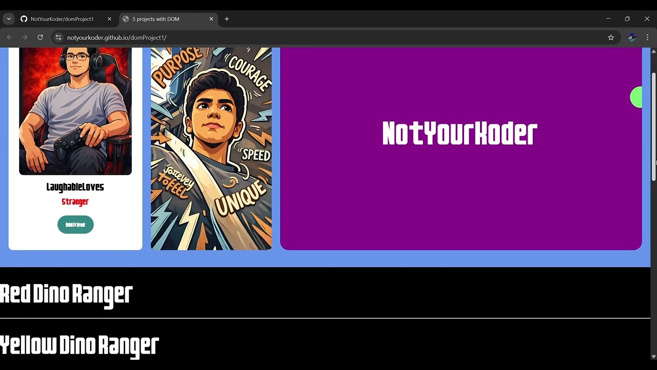 5 JavaScript DOM Projects in ONE Video! 🚀