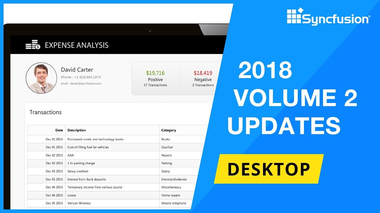Syncfusion Desktop Updates—2018 Volume 2