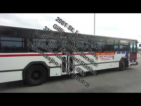 2001 St Louis Metro Gillig Phantom Bus #3163 Ride (Metrolink Shuttle)