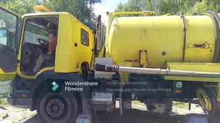 Kanalų plovimo mašinos Scania combi tanker pardavimas Lenkija Dąbrowa ...