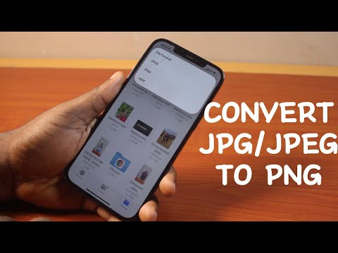 How to Convert JPG to PNG on iPhone