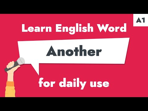 #002 – "Another" | Learn A1 English Determiner – Add one more to the group.