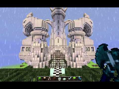 Alice in Wonderland's White Castle Minecraft Project