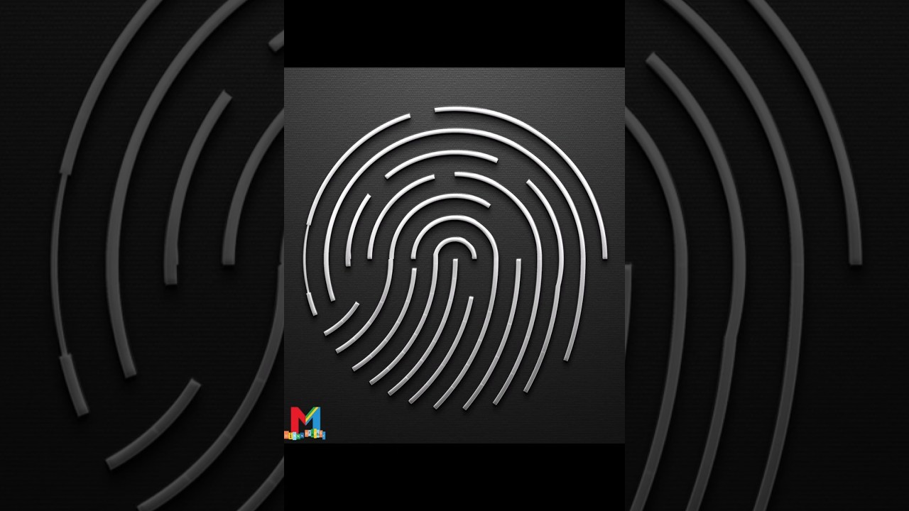 Learn how to design a fingerprint icon in adobe #illustrator #shorts