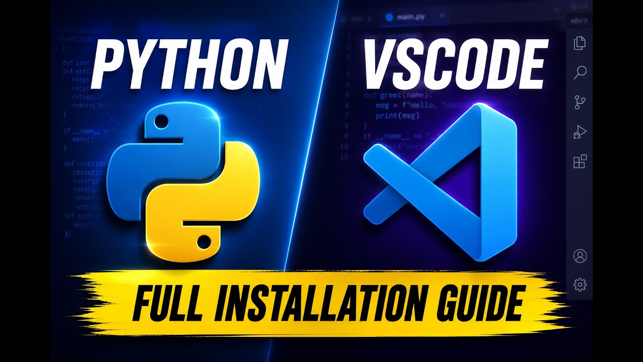 Install Python & VS Code in 4 Minutes (Step-by-Step)