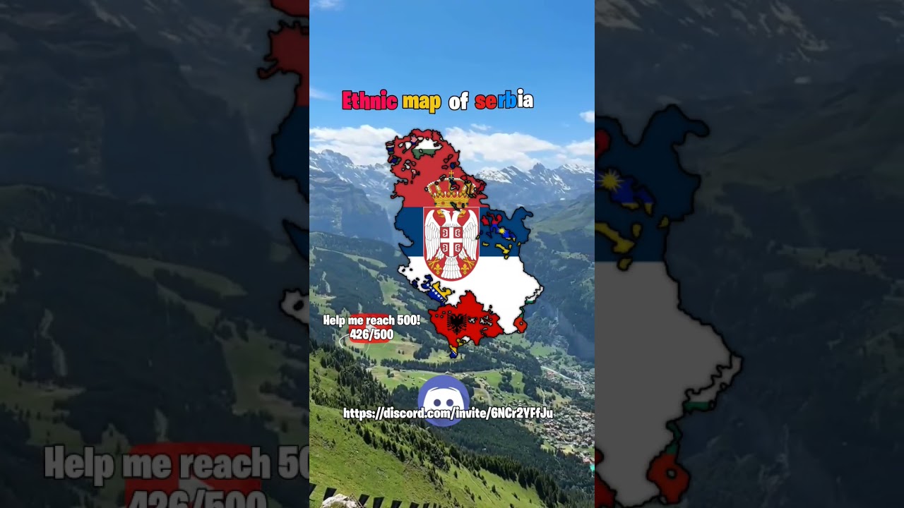 Ethnic map of Serbia